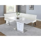 Chintaly Reversible Nook W/ Highlight Stitching, White - Walmart.com