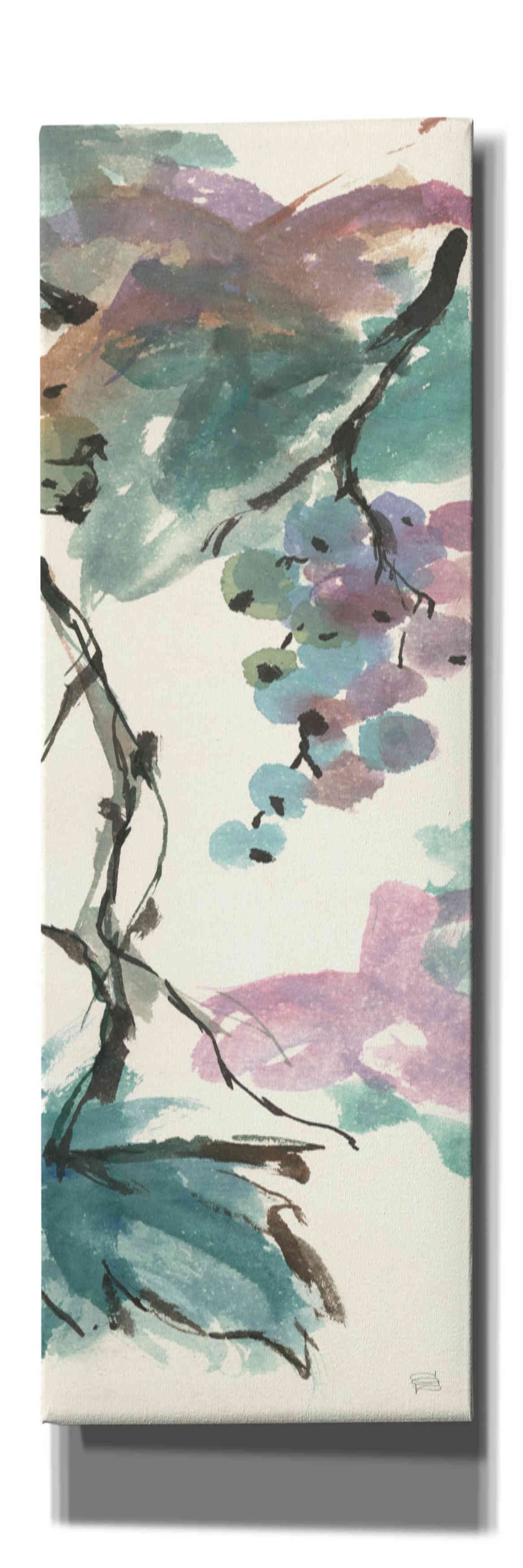 Epic Graffiti 'Pastel Grape Panel II' by Chris Paschke, Giclee Canvas ...