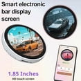 Electronic Badge Digital Display Pin, 1.8'' HD Touch Screen Bluetooth ...
