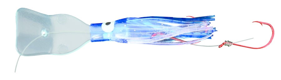 Mack's Lure Pee Wee Wiggle Hoochie UV 1.5 In. Blue, Fishing Rigs ...