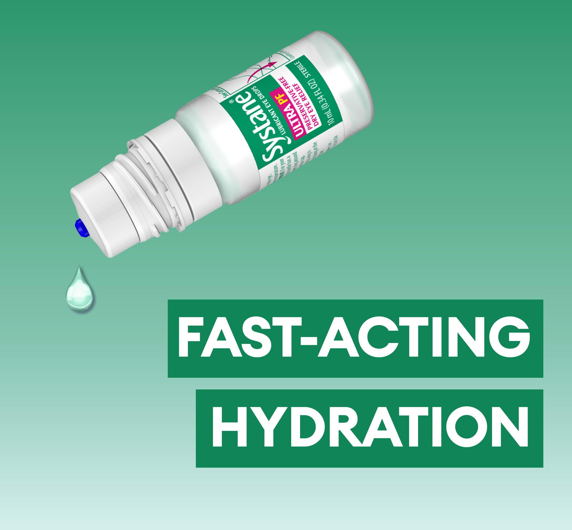 Systane Ultra Preservative Free Liquid Eye Drops for Dry Eye Relief and ...