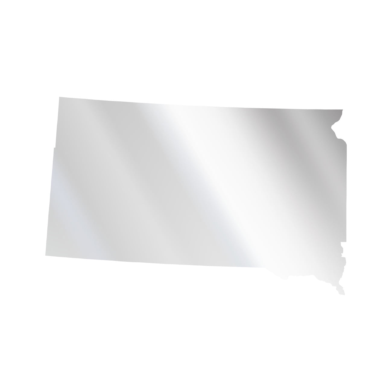 South Dakota Shaped Sticker Decal Die Cut - Self Adhesive Vinyl ...