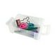 Pen + Gear Plastic Storage Box, Clear, 6 Count - Walmart.com