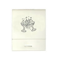 PFP Plain White Matches 20 Strike Matchbooks for Wedding Birthday Event ...