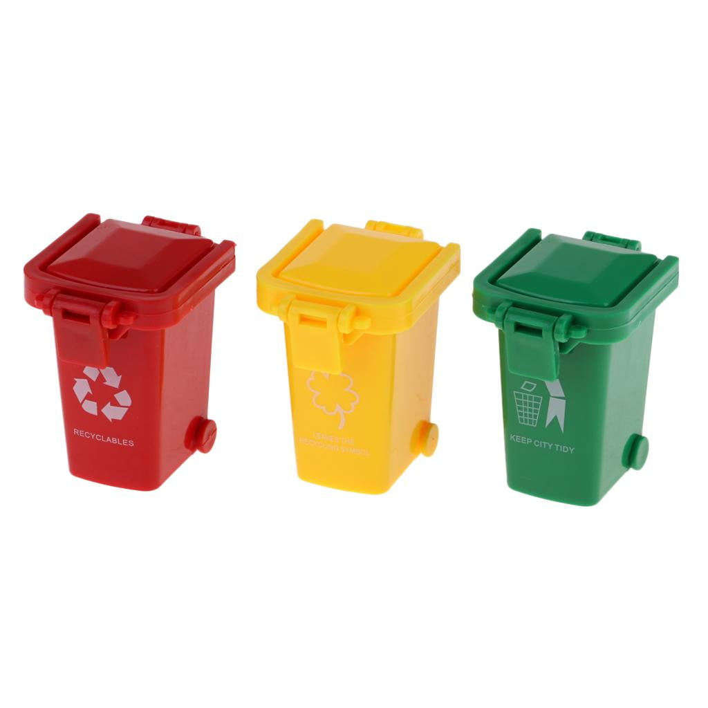 Click here for Shangren 3x Kids Mini Trash Cans Recycling Bins Ga... prices