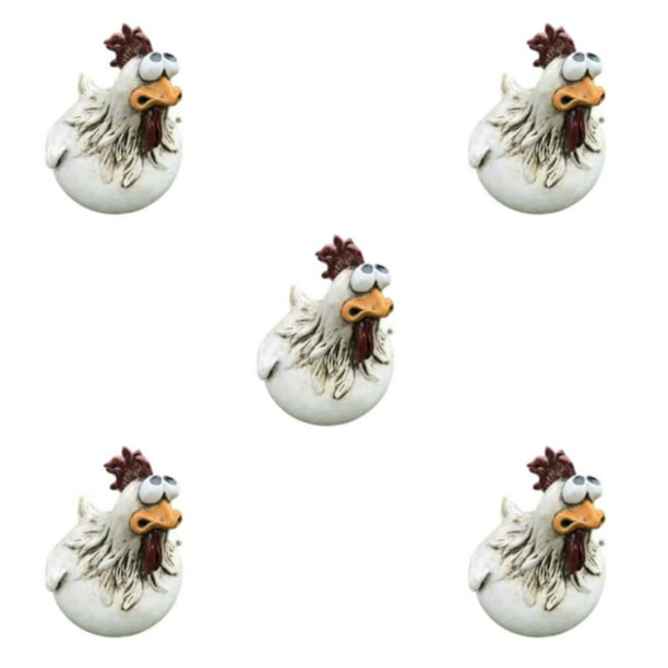 Ustyle 1/2/3/5 Quirky Shapes For Funny Face Chicken Fence Ornament ...
