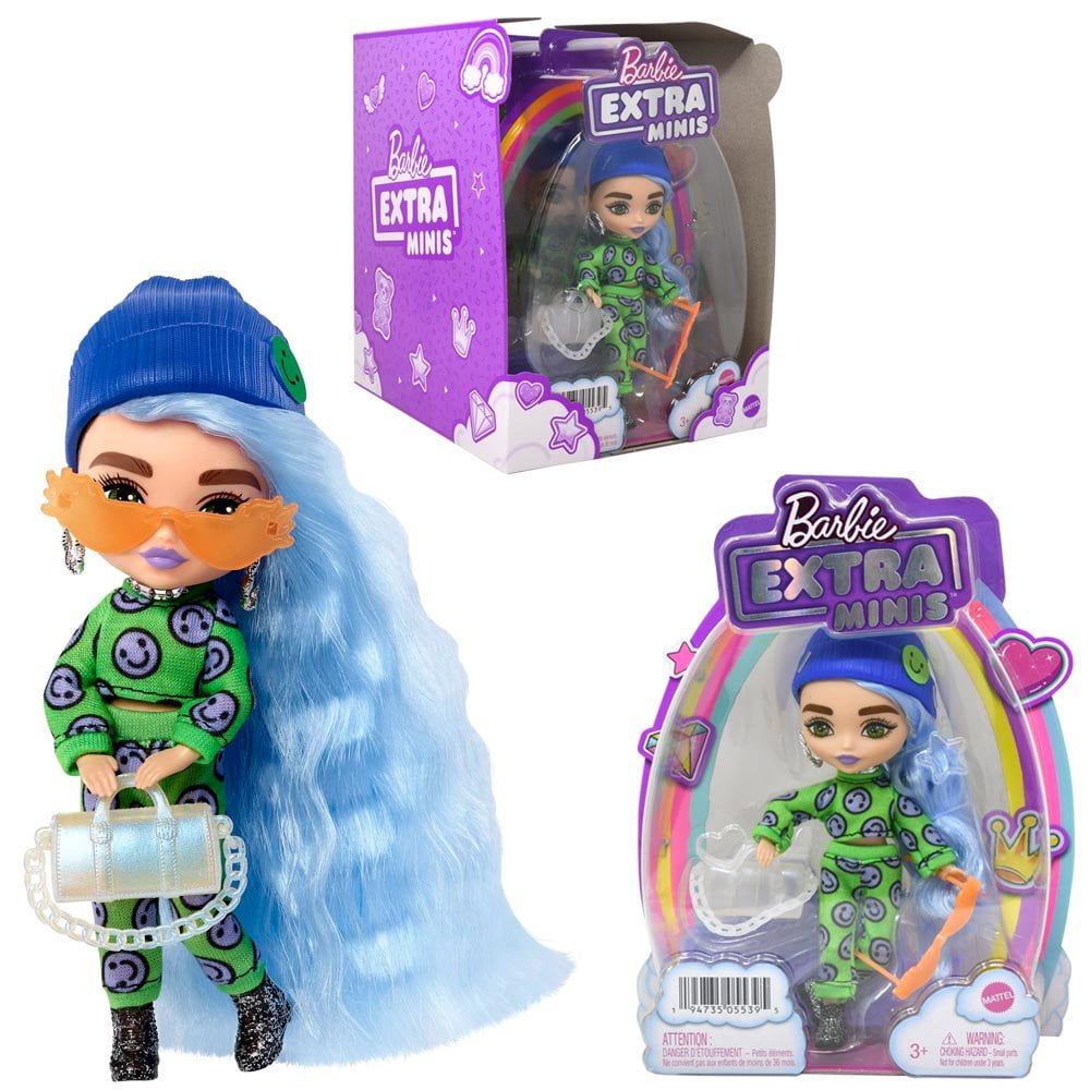1 PC Barbie Extra Minis Doll - Walmart.com