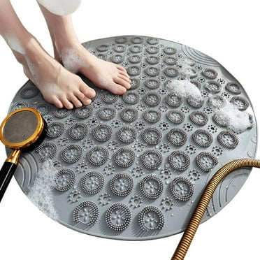 iDesign Pebblz Square Clear Shower Mat - Walmart.com