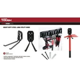 Hyper Tough Heavy Duty Steel Long Utility Hook Black, 50 lb Capacity ...