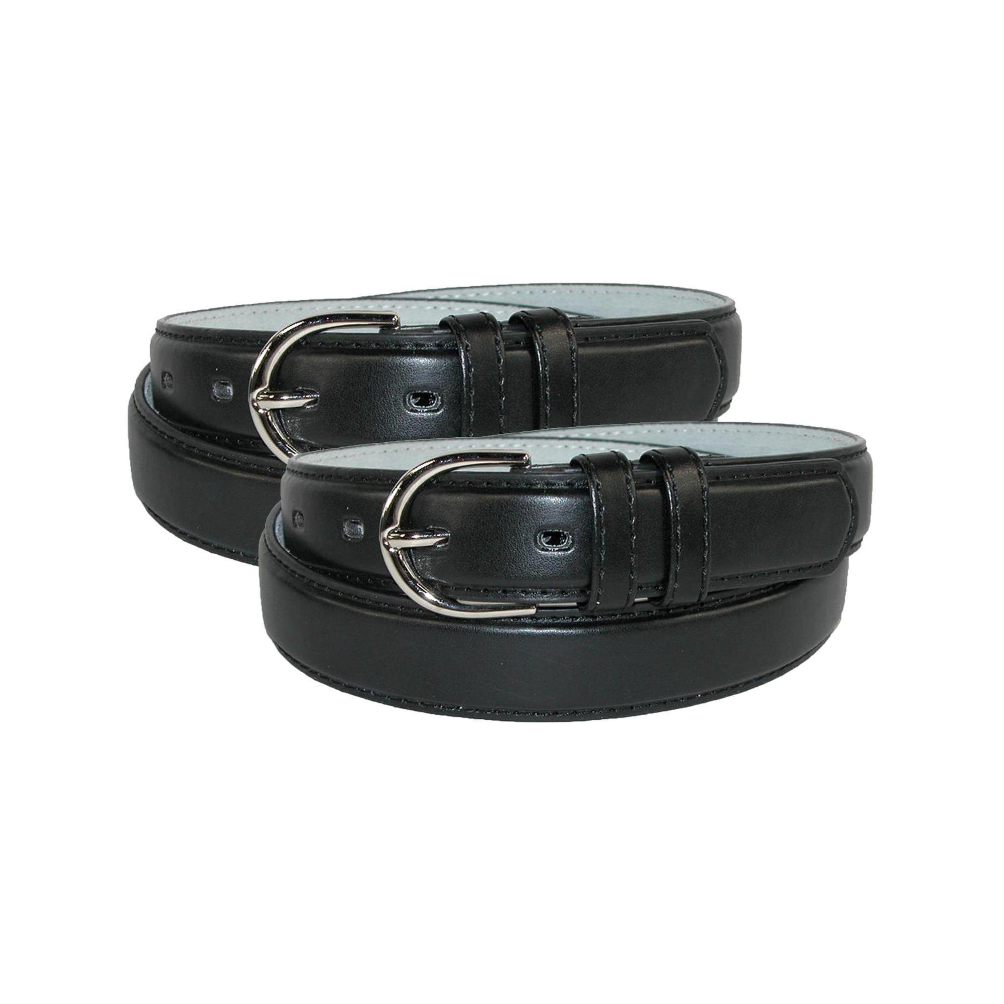 Click here for Ctm Leather 1 1/8 Inch Dress Belt (Pack Of 2) (Wom... prices
