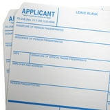 FD-258 Fingerprint Cards, Applicant - 250 Pack - Walmart.com