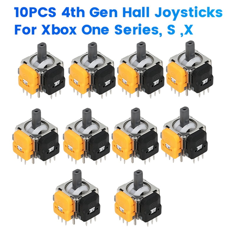 10 Joysticks Hall de Cuarta Generación para /X, Kit de Reparación de ...
