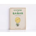 Babar the elephant wall decor, printable all art, nursery decor, kids ...