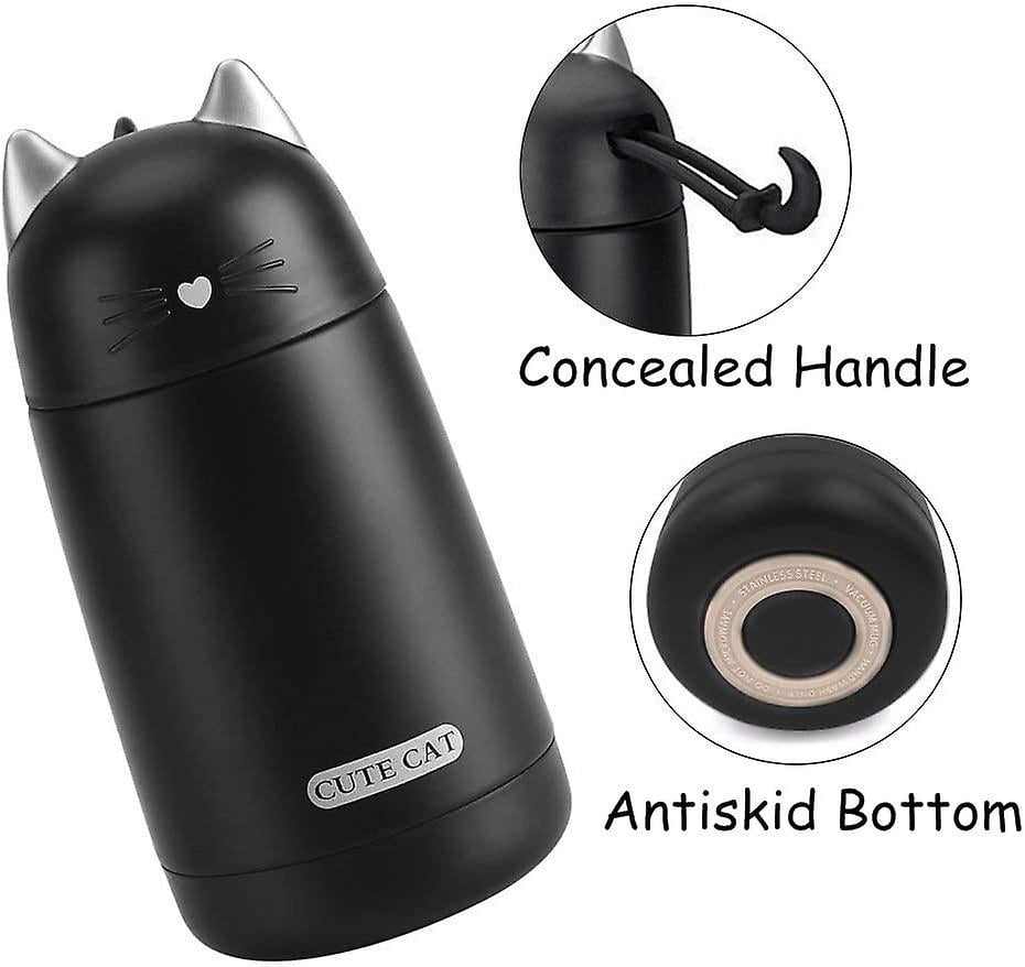 Cute Cat Mug Form Thermo Mug Cat Thermos Flask Cup Botella de agua Café ...