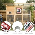 Pilloze Funny Chicken Signs Warning Do Not Make The Chickens Angry