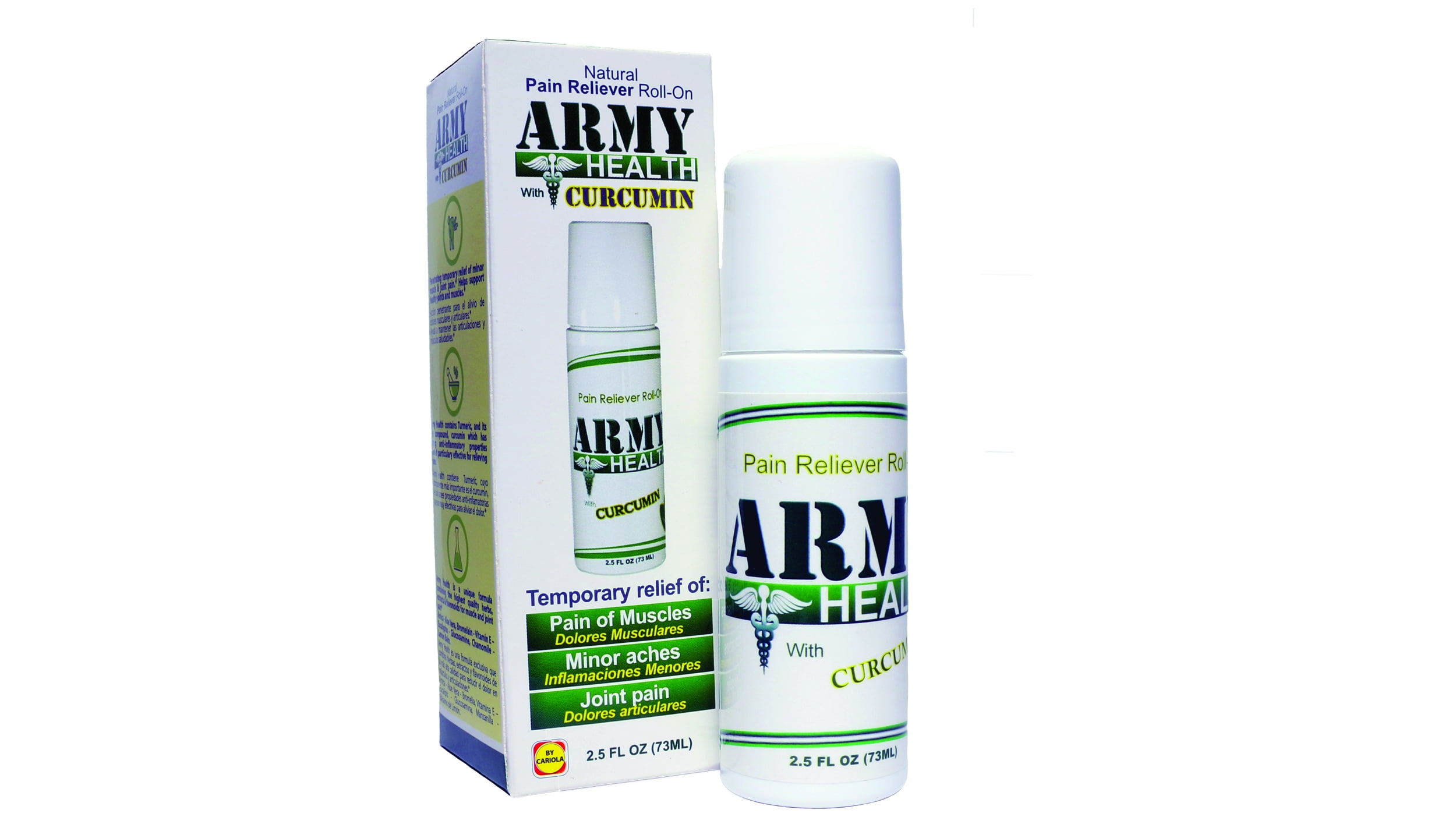Army Health Pain Reliever Roll On 2.5 Oz - Walmart.com