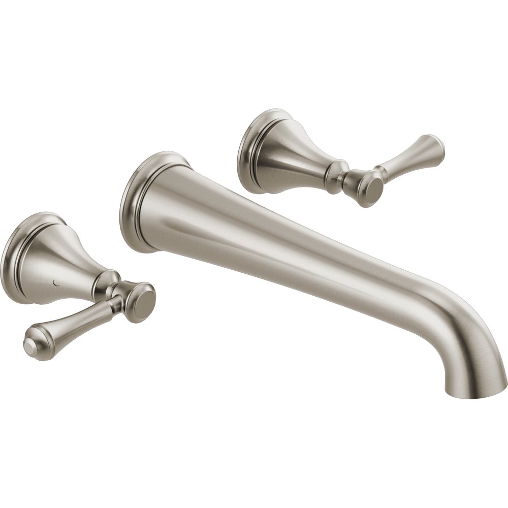 Delta Cassidy Wall Mounted Tub Filler, Stainless - Walmart.com ...