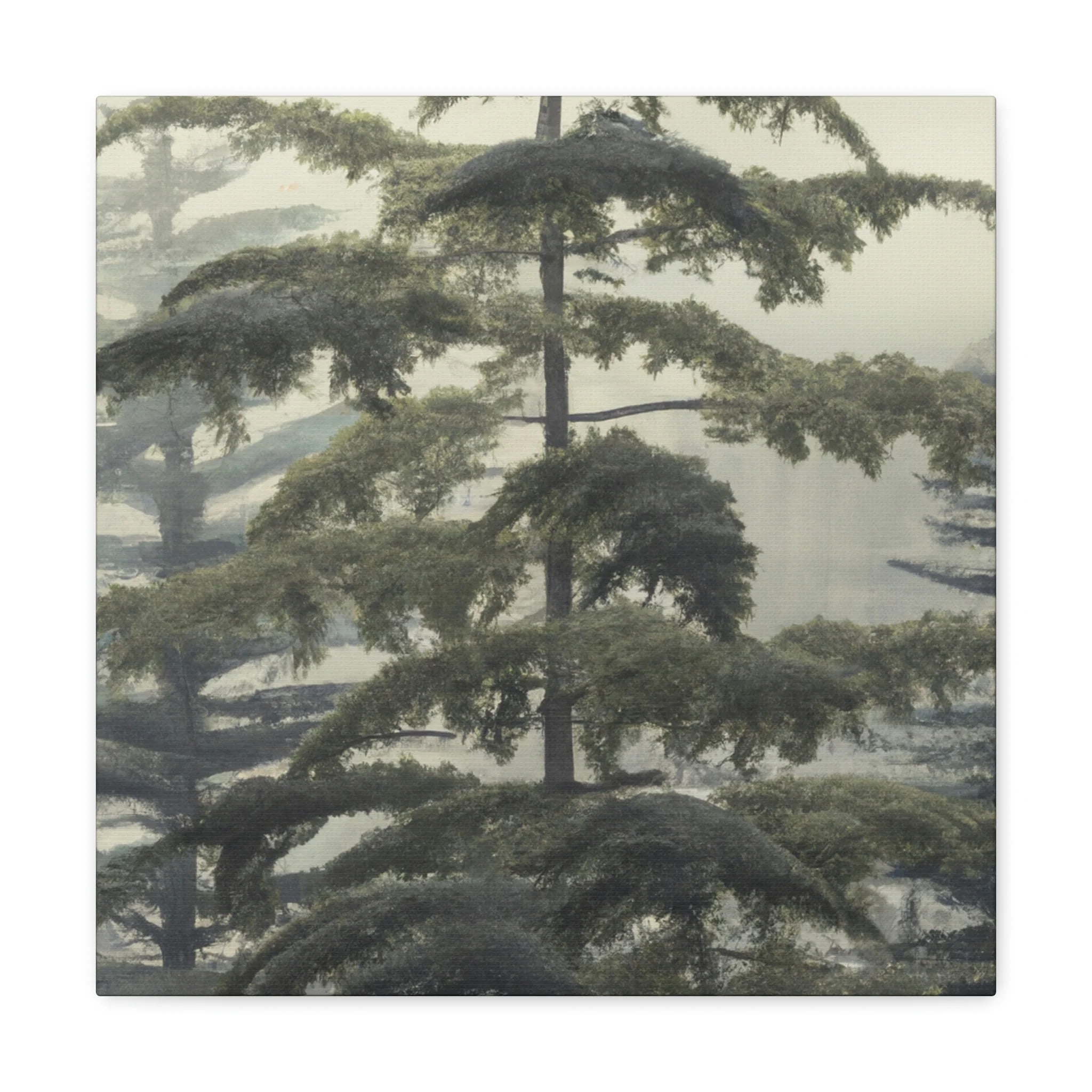 Cedars in Classic Light - Canvas - Walmart.com