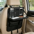 erfcxs Black Rear Seat Storage Storage And Tablet Computer Holder Child ...