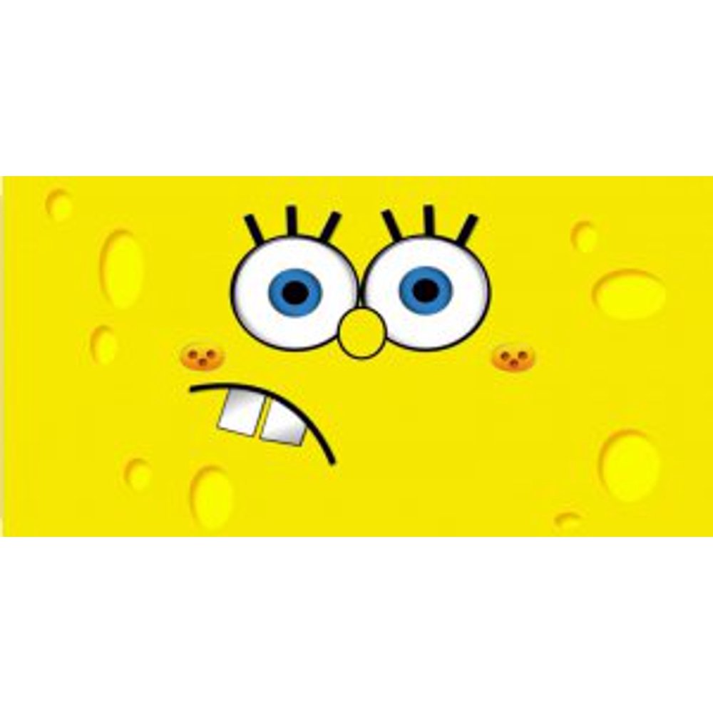 SpongeBob Full Photo License Plate - Walmart.com - Walmart.com