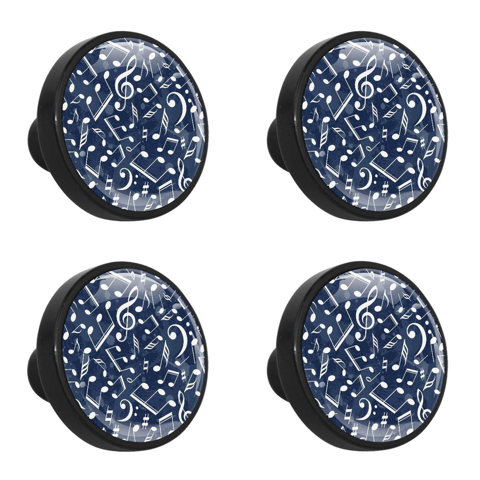 4 Pcs Vintage Music Stave Note Knobs for Kitchen Cabinet Cupboard ...