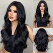 Creamily 24" Grey Wigs for Women Glueless Water Wavy Wigs Long Grey ...