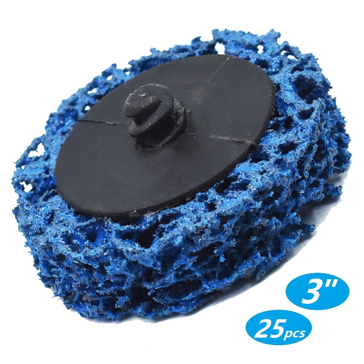 25 Pack 3 inch Quick Change Easy Strip & Clean Discs for Paint Rust ...