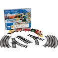 Blue Block Factory Kids Battery Operated Electric Railway Train Set for ...