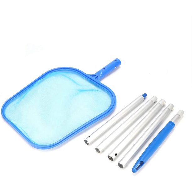 Pool Leaf Net, Pool Cleaning Skimmer Corner Design with Rod for Hot ...