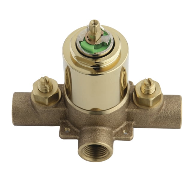 Kingston Brass KB3632V Pressure Balanced Tub and Shower Valve, Polished ...