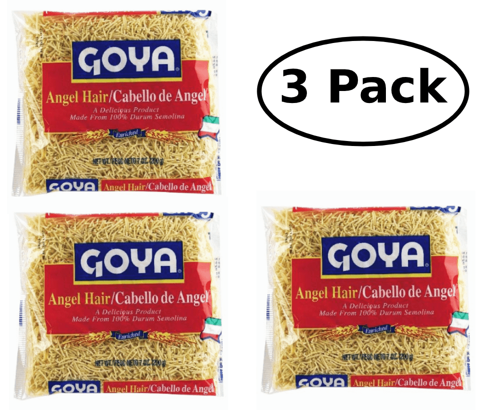 Goya - Angel Hair Pasta - 7 oz. - 3 Pack - Walmart.com