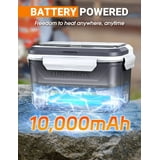 Cordless Electric Lunch Box, Heated Lunch Box Battery Powered with ...