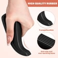 24-piece door stoppers bulk rubber stops height up to 1.2 inches wedge ...