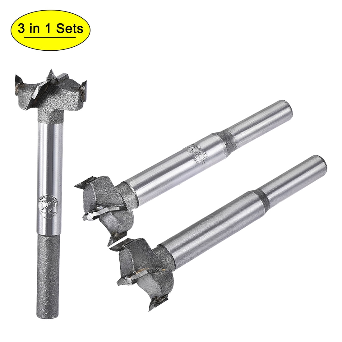 Forstner Wood Boring Drill Bits 20mm 21mm 22mm Dia. Hole Saw Carbide ...