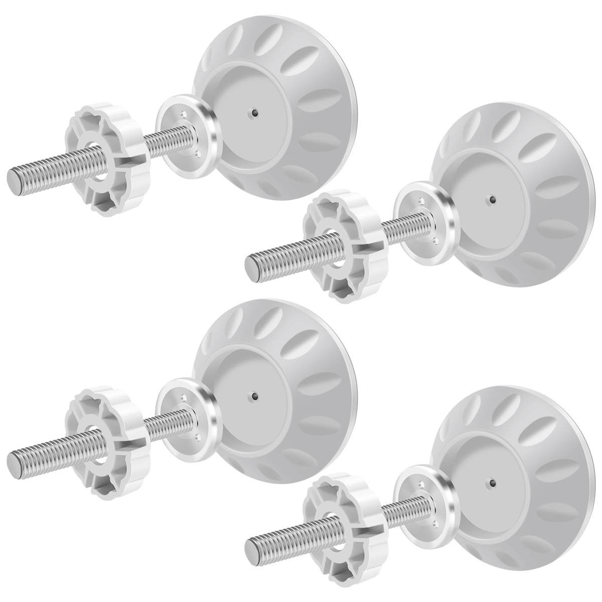 4Pcs Spindle Rods 8mm Extra Long Kids Gate Threaded Spindle Rods Anti ...