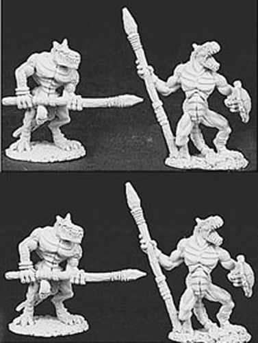 Reaper Miniatures Lizard Men W/Spears 4 Pieces #06039 Dark Heaven ...