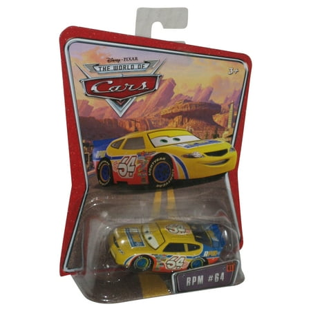 Disney Cars Movie RPM 64 Desert Background Yellow Die Cast Toy Car ...