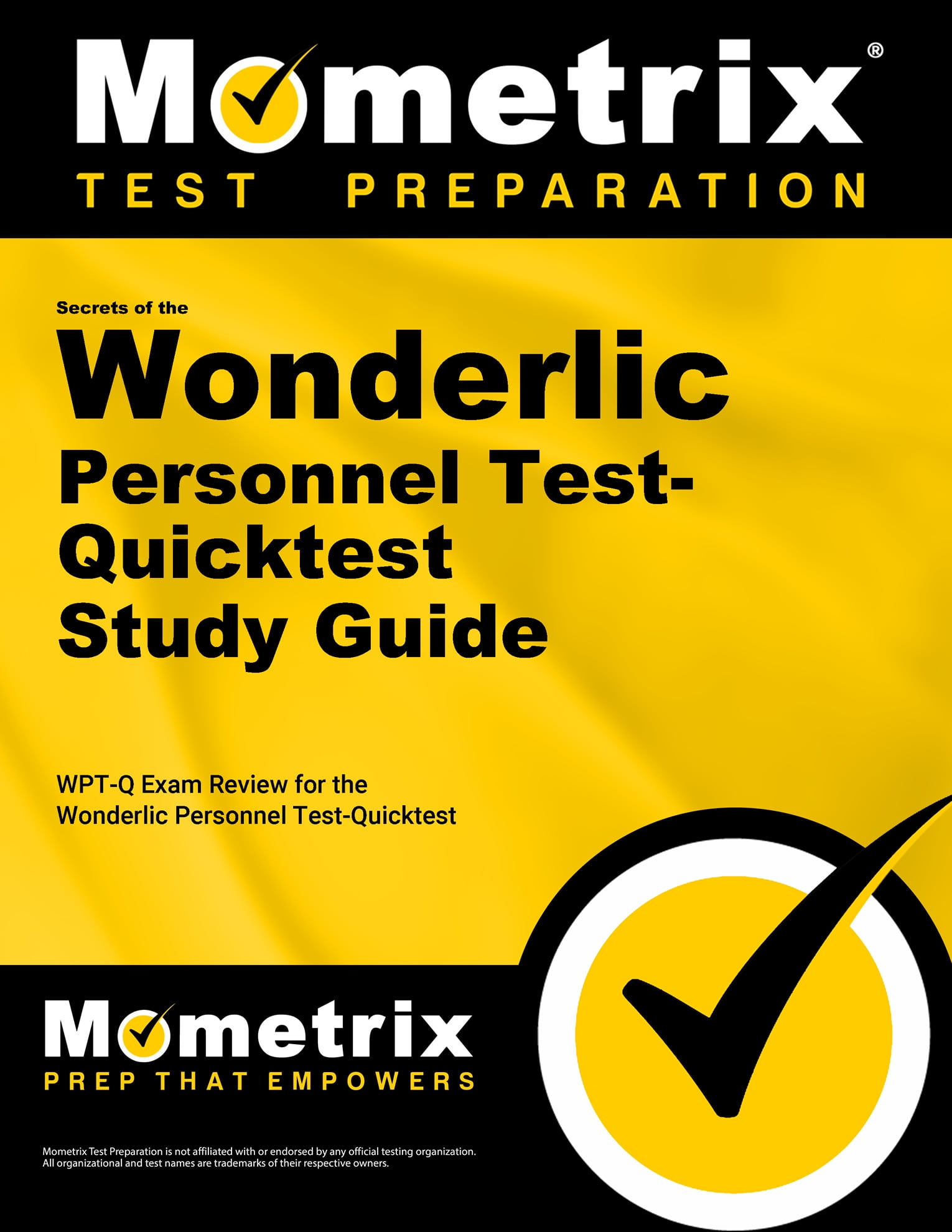 Secrets (Mometrix): Secrets of the Wonderlic Personnel Test-Quicktest ...