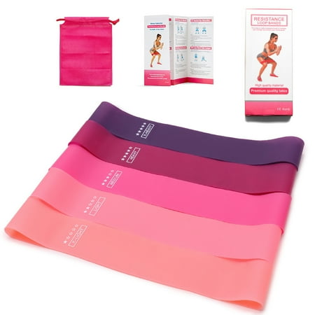 Resistance Bands, Non-Slip Polygon Fabric Waist Bands for Squats, Legs ...