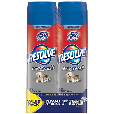 Resolve Easy Clean Heavy Cleaner Solution, Dual Pack High Traffic ...