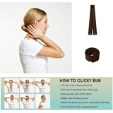 Invisibobble "Clicky Bun" Bun Shaper - Pretzel Brown - Walmart.com