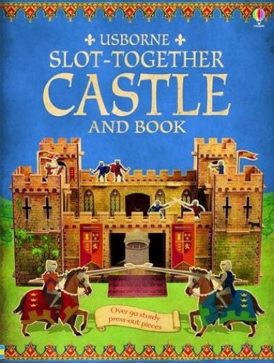 Usborne Slot-Together Medieval Castle and Book Set with Siege Weapons ...