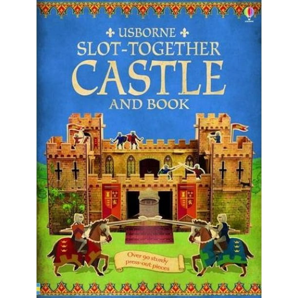 Usborne Slot-Together Medieval Castle and Book Set with Siege Weapons ...