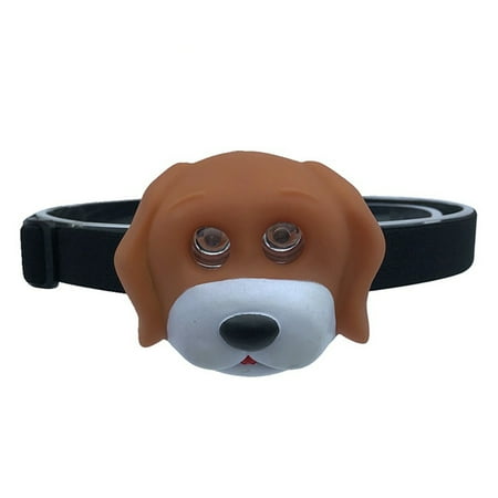 Battery Operated Dog For Kids Cute Animal LED Headlight Outdoor SOS ...