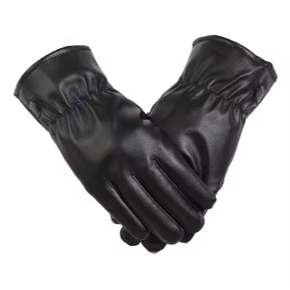 Click here for Womens Faux Leather Gloves - Touchscreen Winter Gl... prices