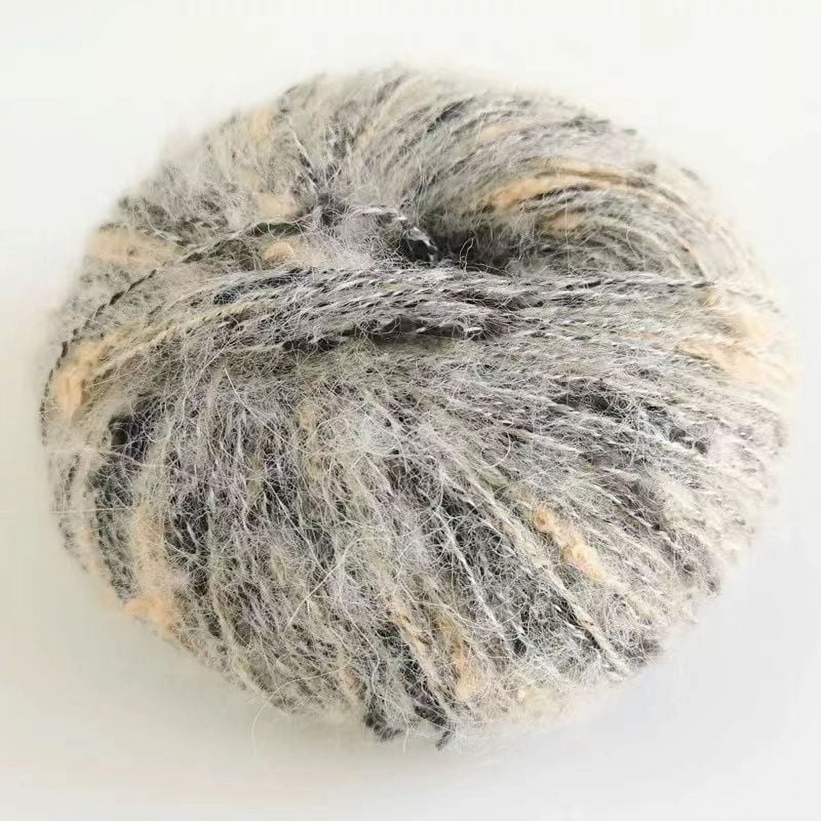 Zhuge Hilo de lana acrílica de felpa suave para tejer a crochet ...