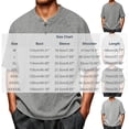 DeHolifer Men's Stripe T-Shirts Crewneck Button Solid Color Short ...
