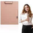 1Pc Magnetic Leather Clipboard Folder, 12.52"x9.53" Slim Executive ...