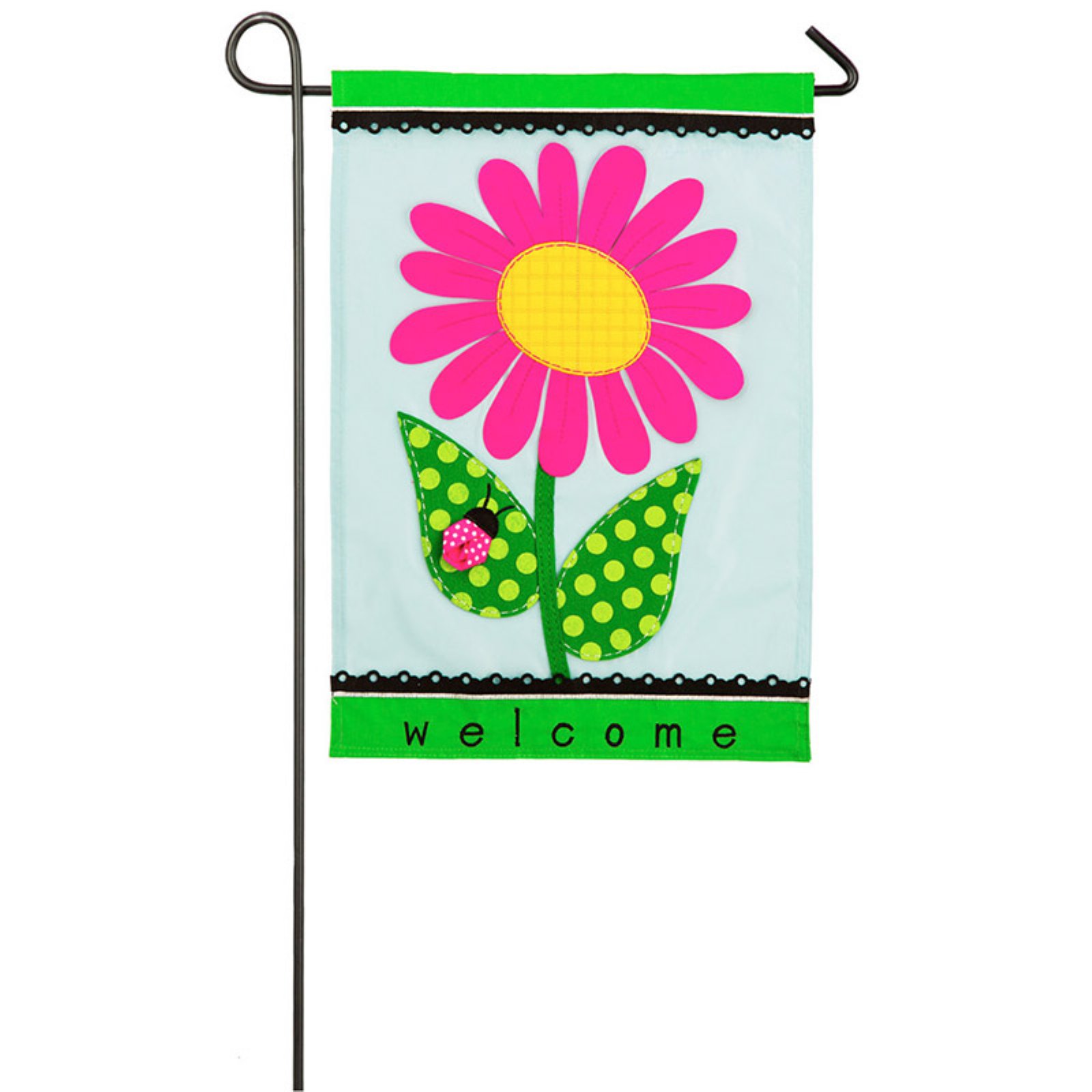 Evergreen Flag Welcome Daisy Garden Flag - Walmart.com