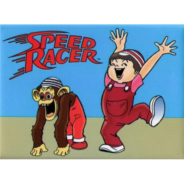 Speed Racer Monkey & Boy Magnet - Walmart.com - Walmart.com